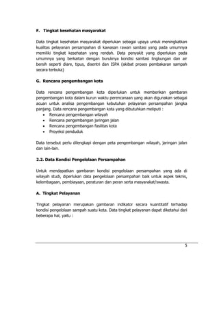 proses penyusunan perencanaan sistem pengelolaan persampahan | PDF