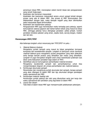 Pengolahan sampah | PDF