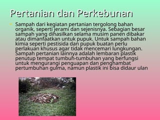 SAMPAH organik dan anorganik dan cara pengolahannya.ppt