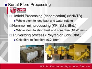 Kenaf Composite Manufacturing Process | PPT