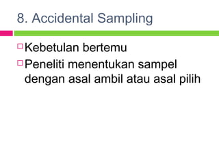 Sampel dan data | PPT