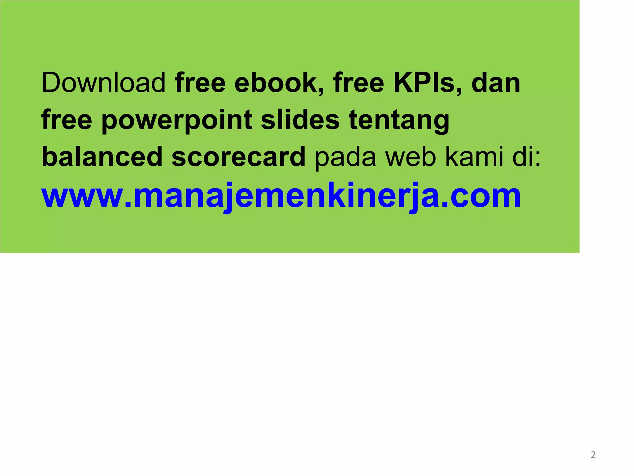 Contoh KPI SDM dan HR | PPT