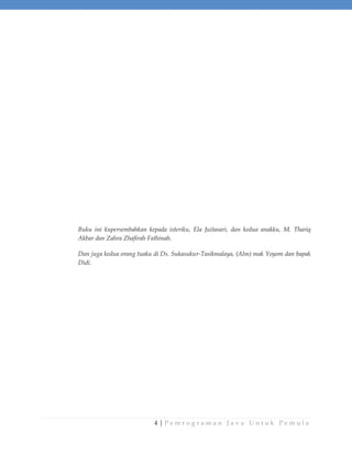 Seri Belajar Mandiri – Pemrograman Java Untuk Pemula | PDF