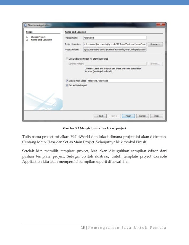Seri Belajar Mandiri – Pemrograman Java Untuk Pemula