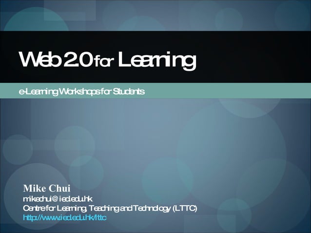 web2.0 | PPT | Web Development | Internet