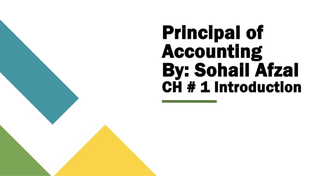 Chapter 1. Introduction from Book Principal of Accounting | PPT