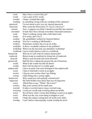 Sample 100-patterns-english-spelling-volumes-1-10 | PDF