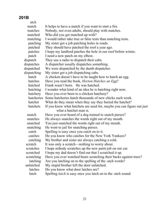 Sample 100-patterns-english-spelling-volumes-1-10 | PDF
