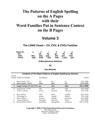 Sample 100-patterns-english-spelling-volumes-1-10 | PDF