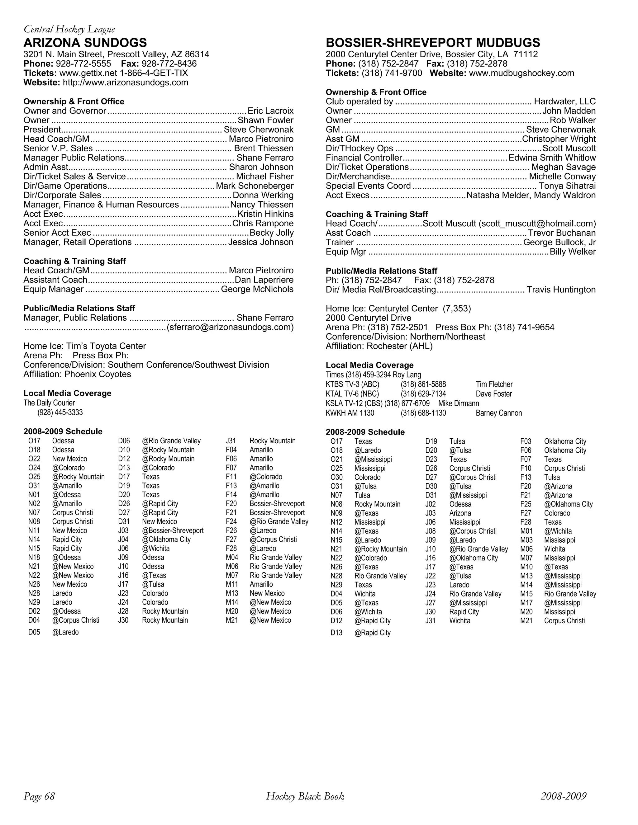 Hockey Black Book Sample | PDF