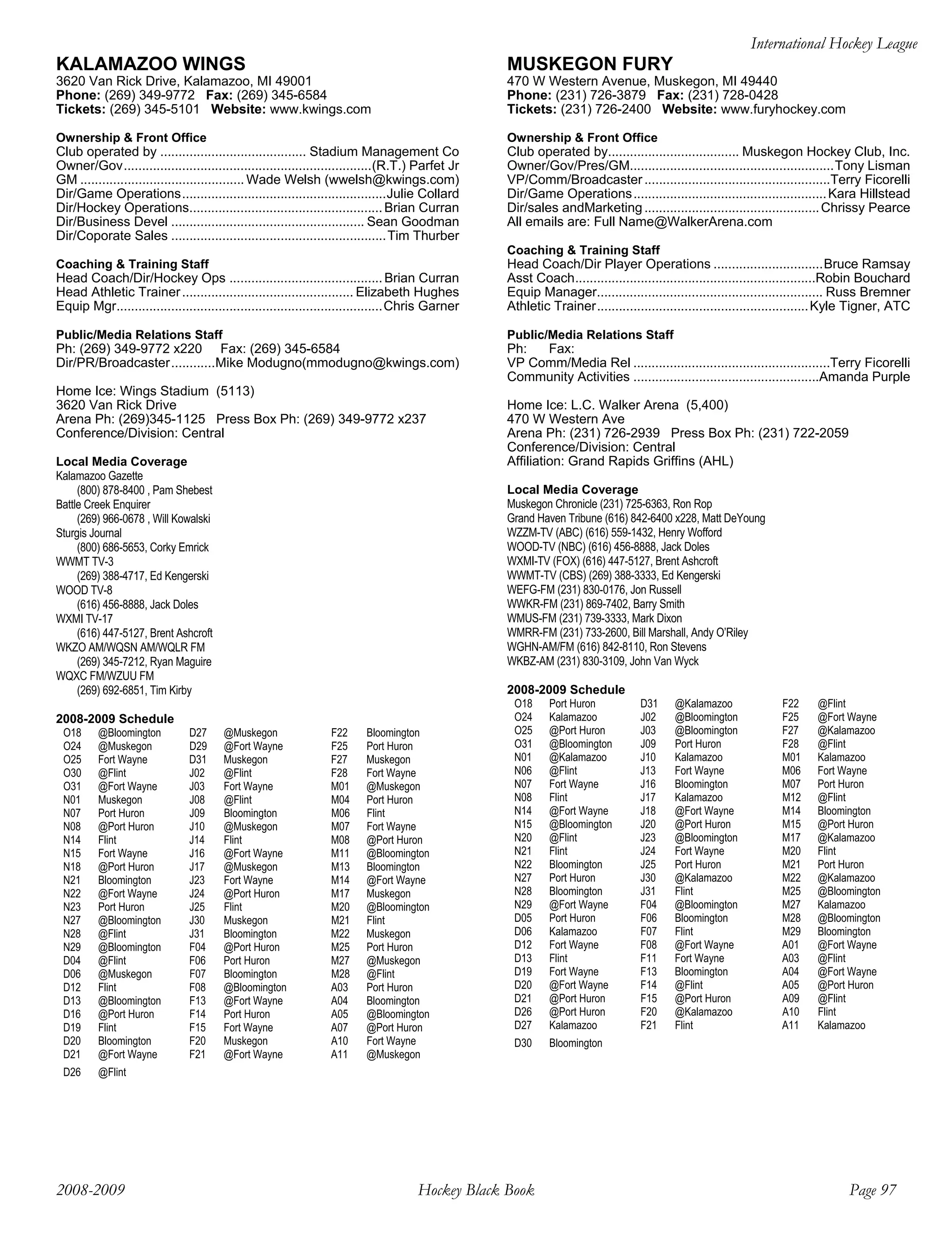 Hockey Black Book Sample | PDF