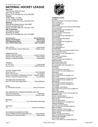 Hockey Black Book Sample | PDF