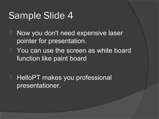 Sample PowerPoint | PPT