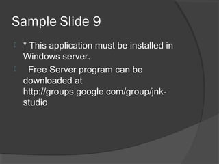 Sample PowerPoint | PPT