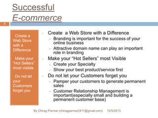 Ecommerce Today: Successes and Failures | PPTX