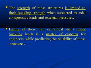 Numerical Simulation of Buckling of Thin Cylindrical Shells | PPT