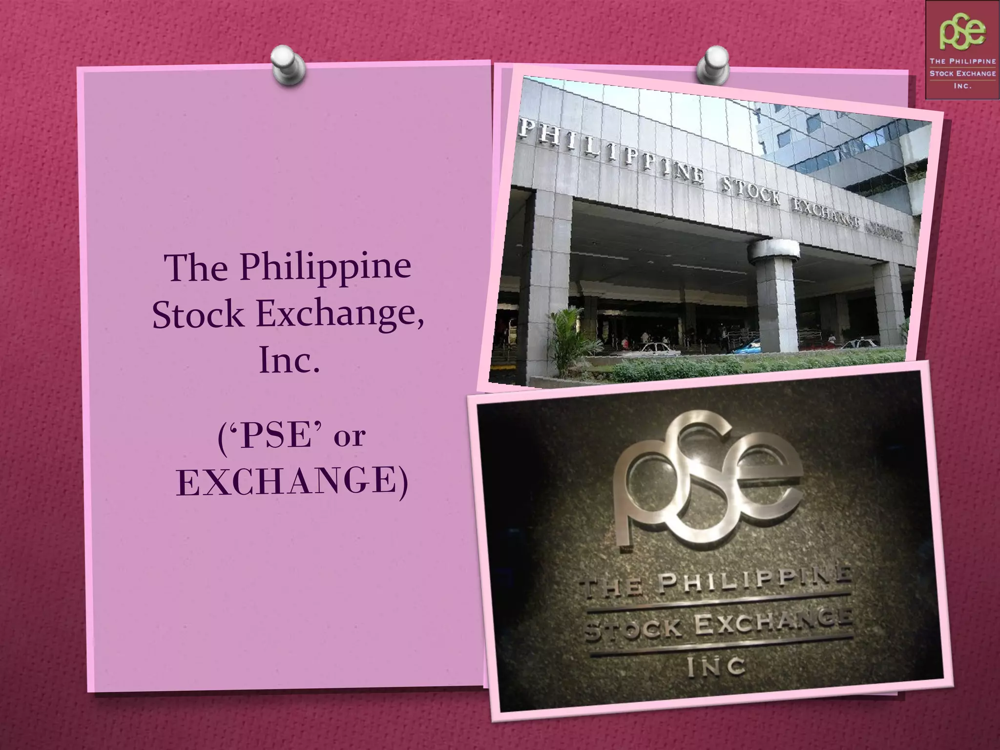 Philippine Stock Exchange | PPT