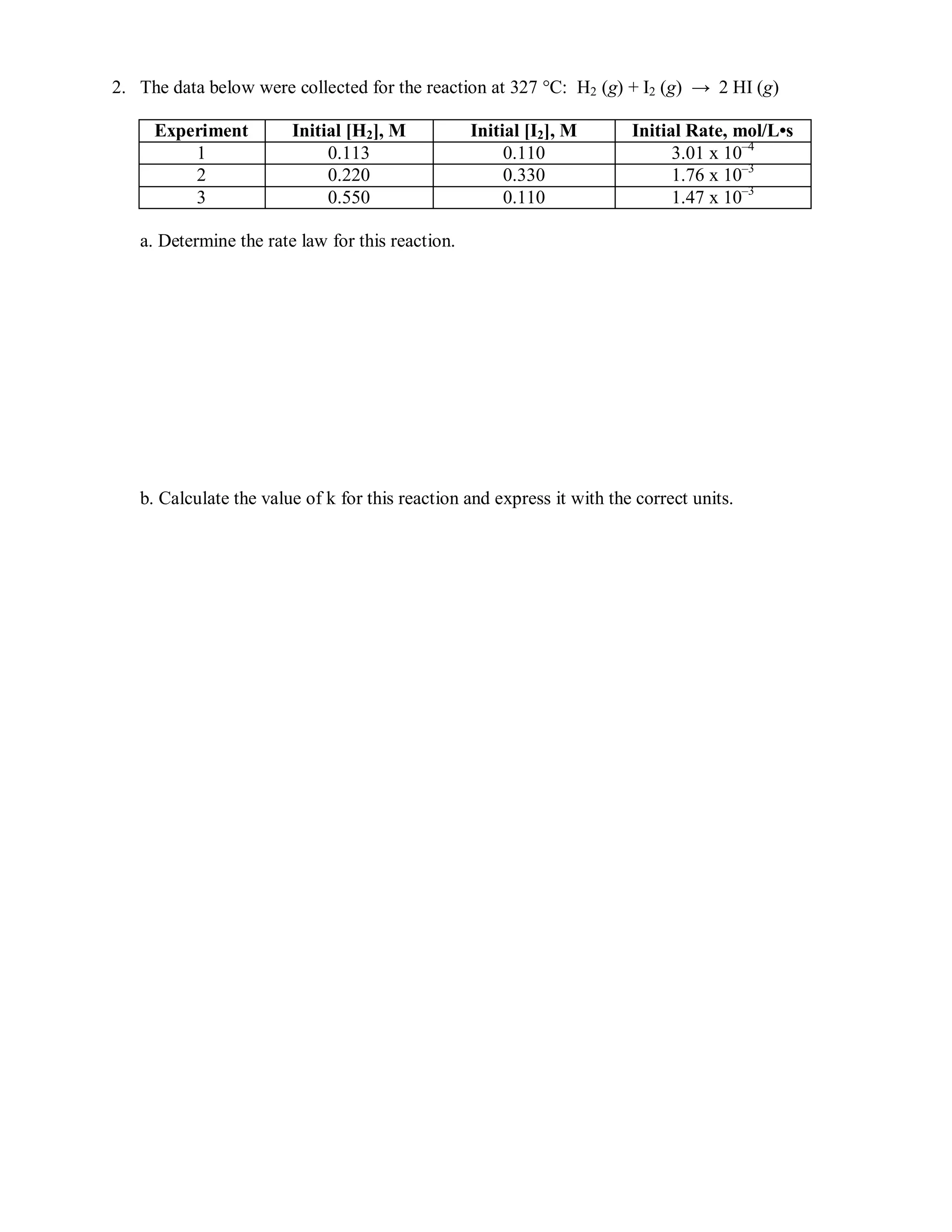 Sample quiz paper set 7 (initial rate method) | PDF