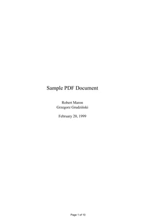 Sample | PDF | Desktop Publishing | Computer Software and Applications