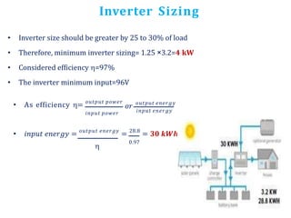 Design of solar pv system | PPT