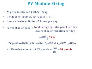 Design of solar pv system | PPT