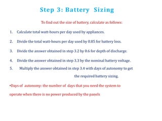 Design of solar pv system | PPT