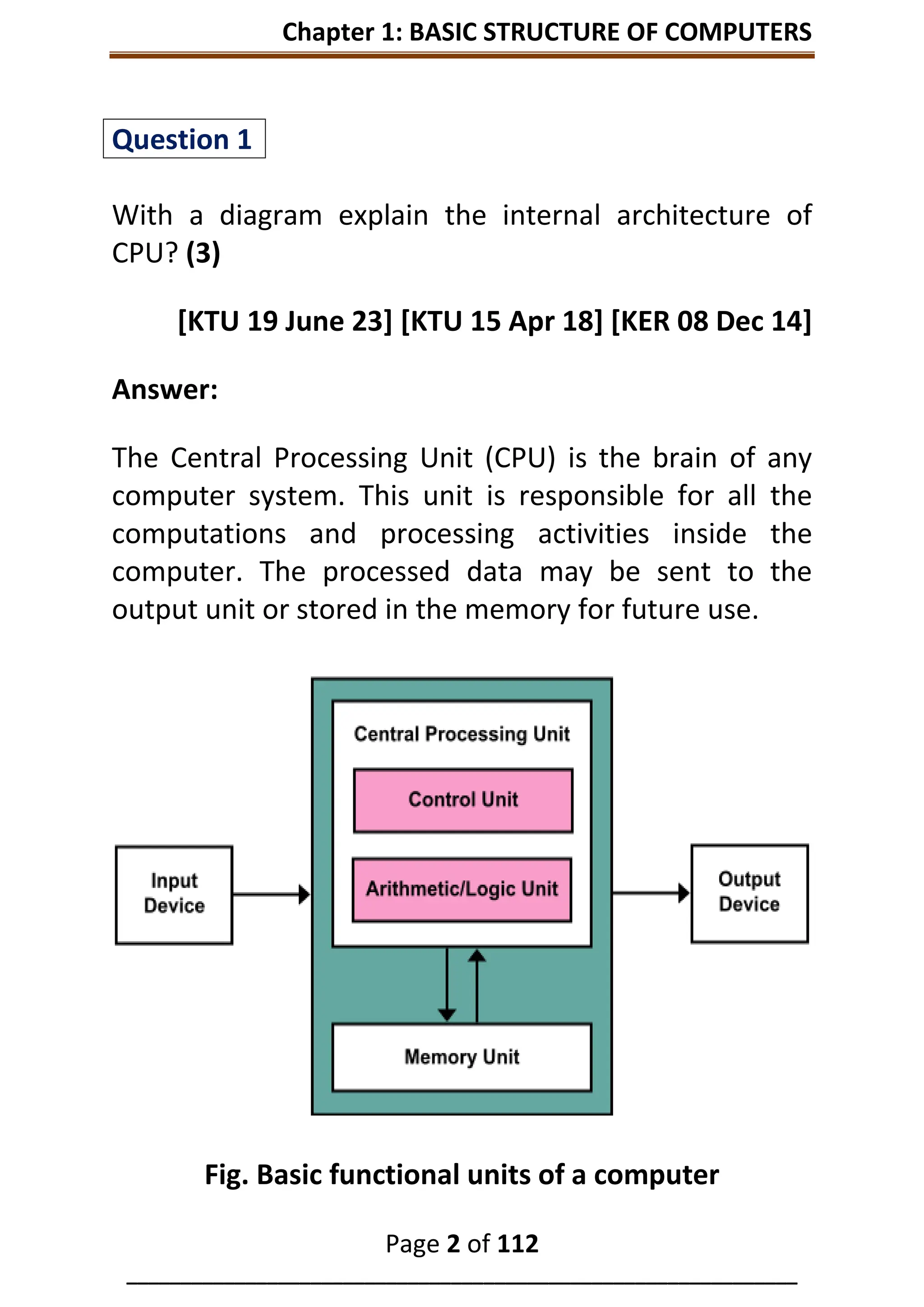 Computer organisation and architecturesn | PDF | Operating Systems | Computer Software and ...