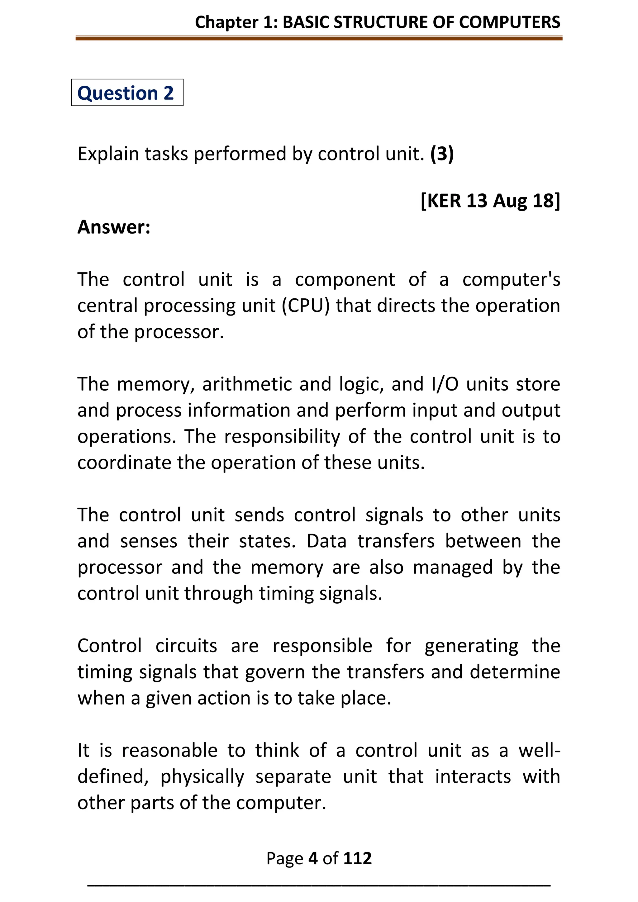 Computer organisation and architecturesn | PDF | Operating Systems | Computer Software and ...