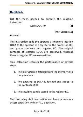 Computer organisation and architecturesn | PDF | Operating Systems ...