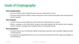 sample presentation on cryptography and its use a symmetric and ...