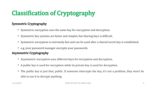 sample presentation on cryptography and its use a symmetric and ...