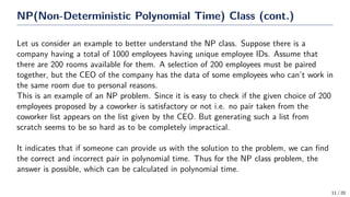 Complexity Class of Algorithm for Beginner | PDF
