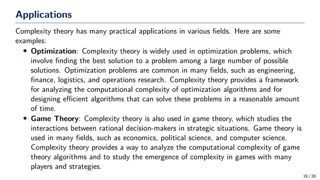 Complexity Class of Algorithm for Beginner | PPT