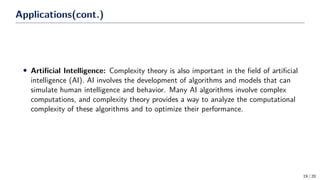 Complexity Class of Algorithm for Beginner | PPT