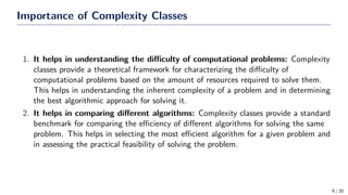 Complexity Class of Algorithm for Beginner | PDF