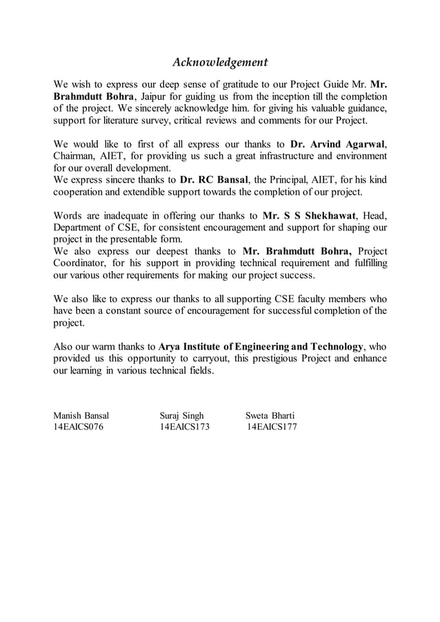 Sample acknowledgement | DOCX