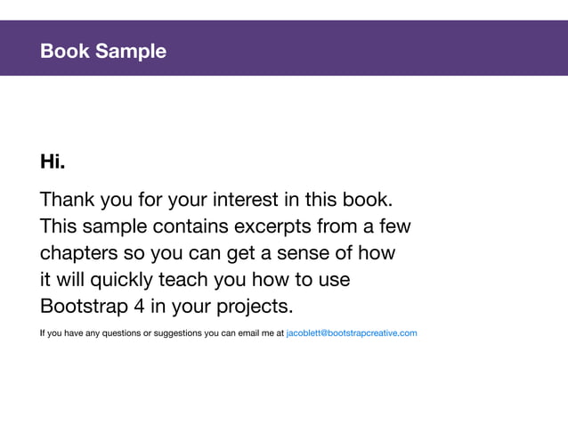Bootstrap 4 Tutorial PDF for Beginners - Learn Step by Step | PPT