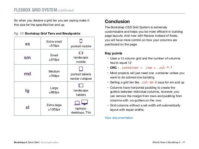 Bootstrap 4 Online Training Course Book Sample