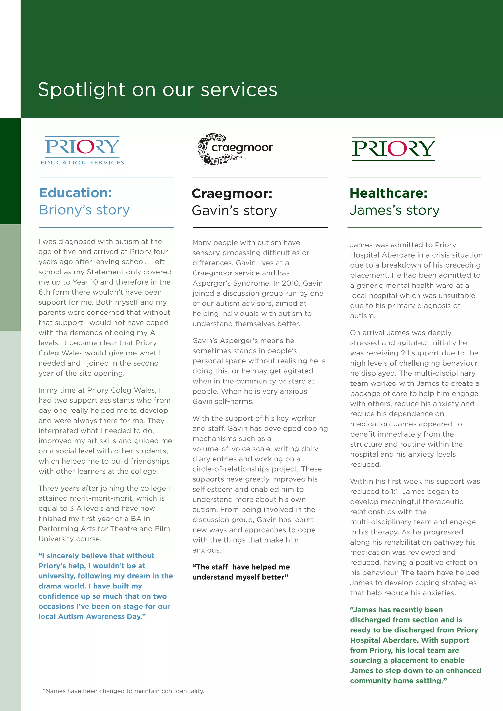 Sample Autism brochure | PDF