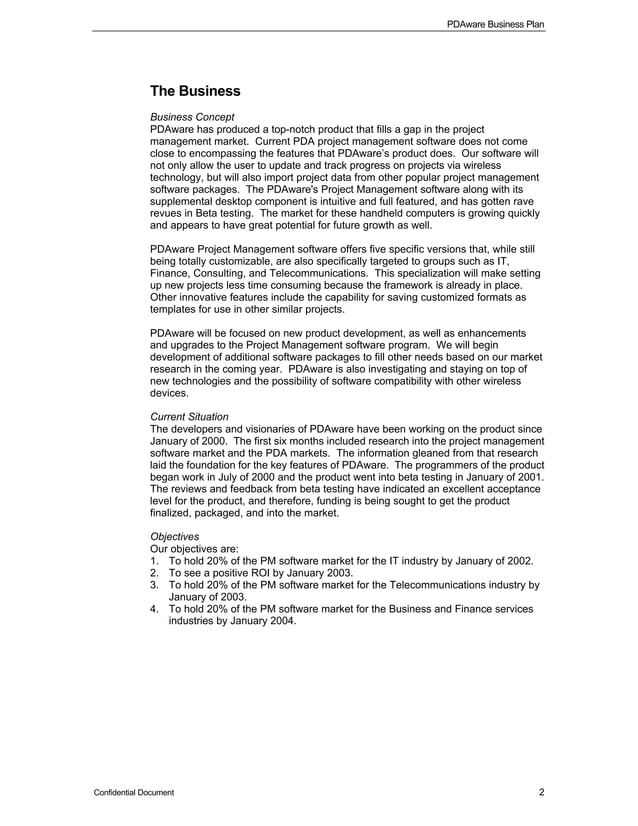 Sample business-plan | PDF
