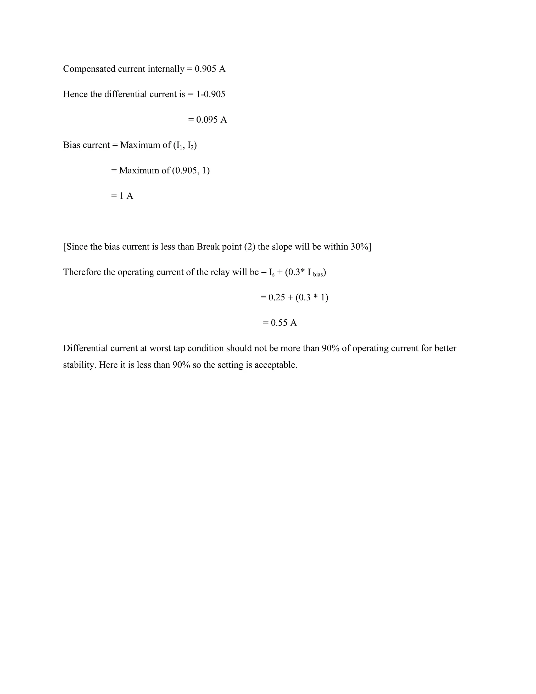 Sample calculation-for-differential-relays-170330122259 | PDF