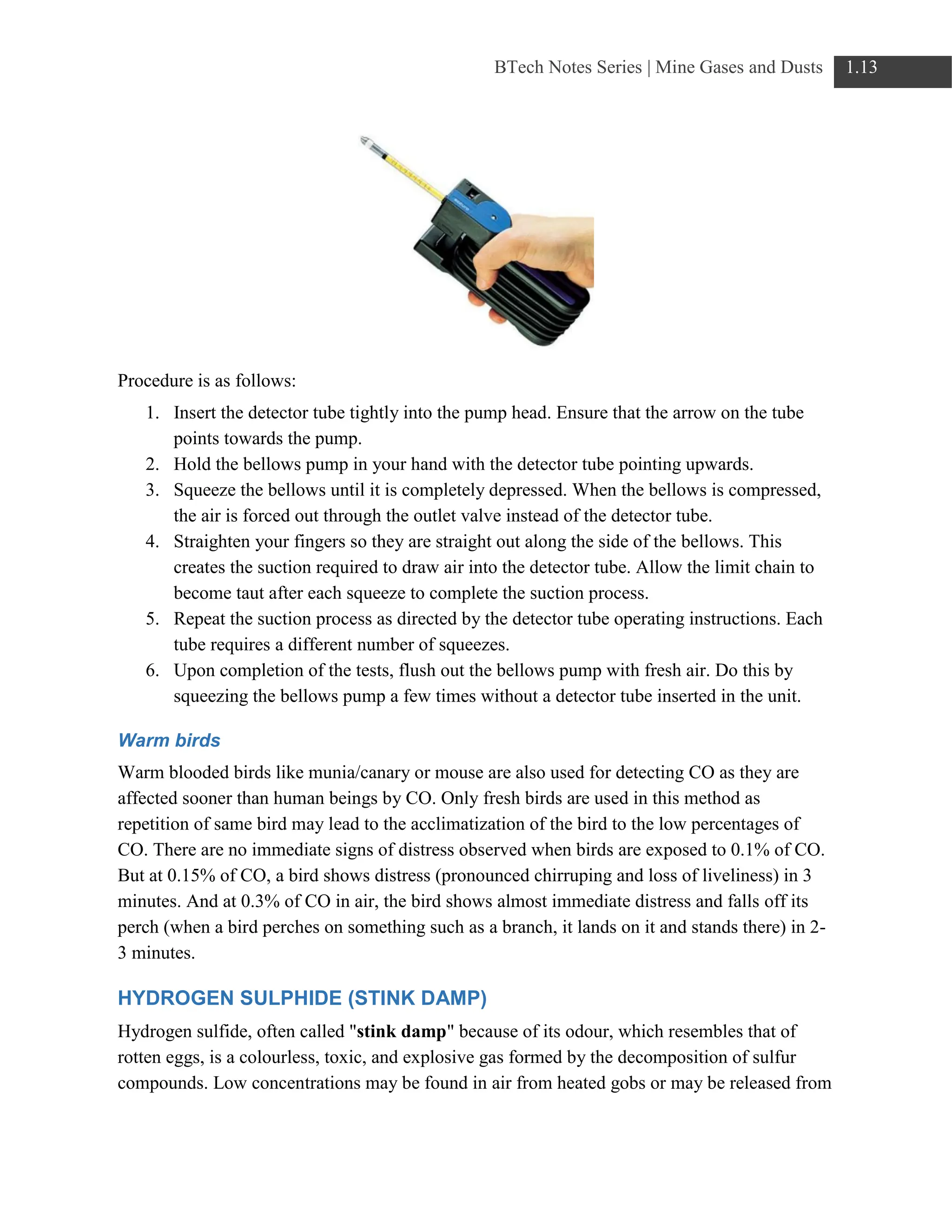Mine Ventilation (Mine Environment Engineering): Mine Gases and Dusts | PDF