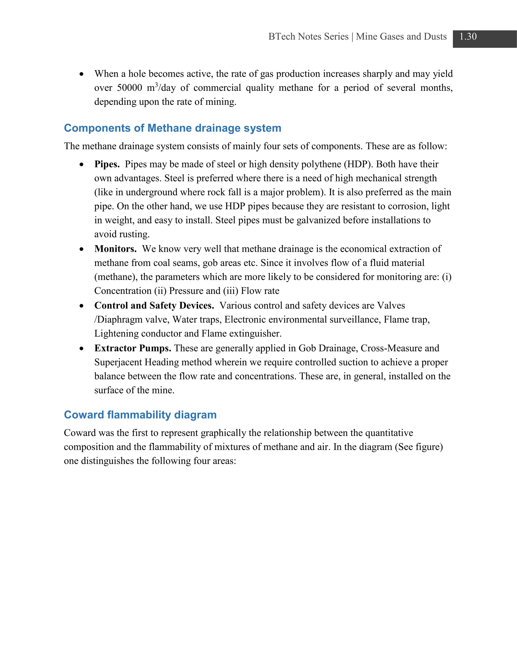 Mine Ventilation (Mine Environment Engineering): Mine Gases and Dusts | PDF