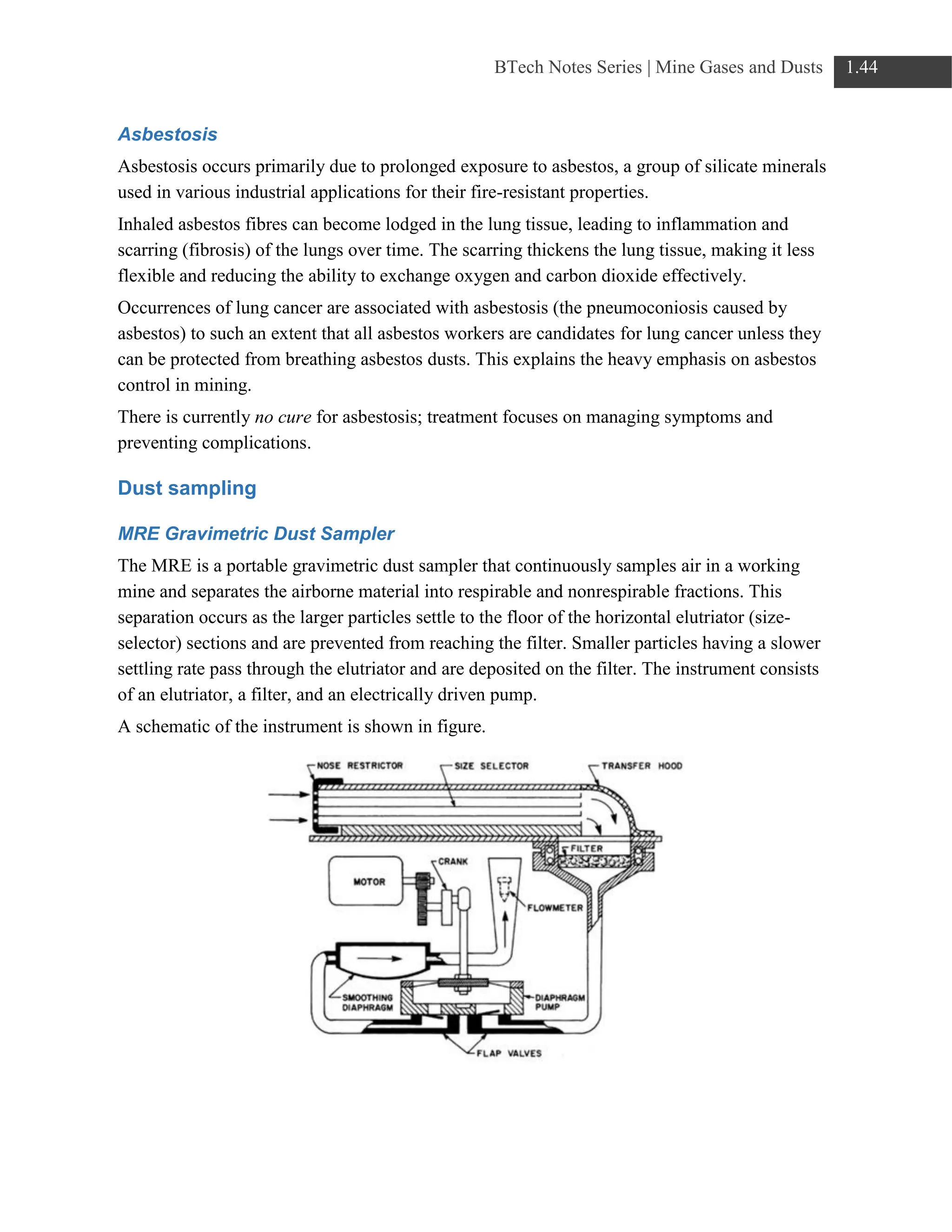 Mine Ventilation (Mine Environment Engineering): Mine Gases and Dusts | PDF