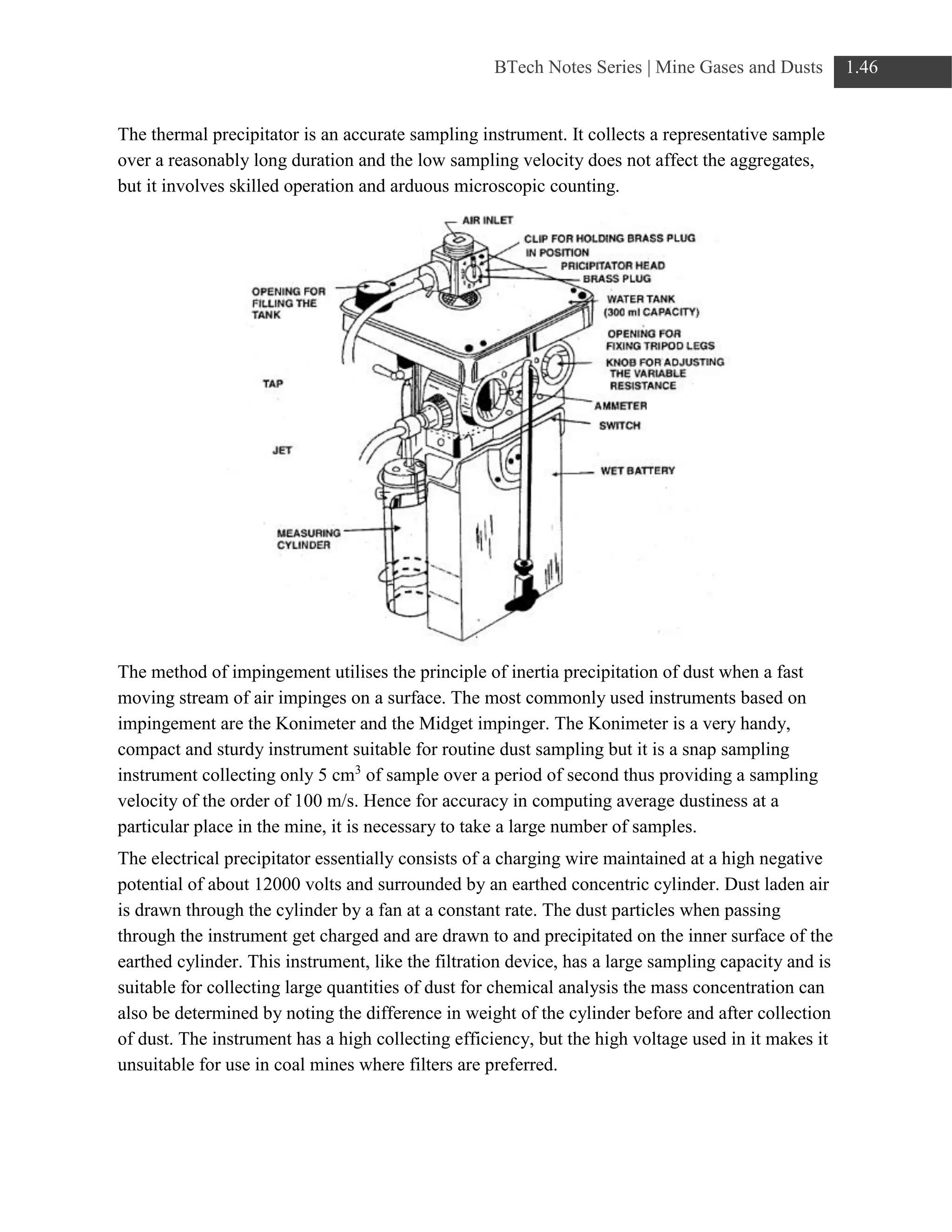 Mine Ventilation (Mine Environment Engineering): Mine Gases and Dusts | PDF