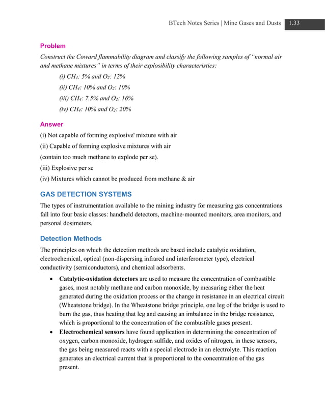 Mine Ventilation (Mine Environment Engineering): Mine Gases and Dusts | PDF