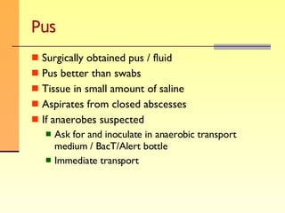 Sample Collection In Microbiology | PPT