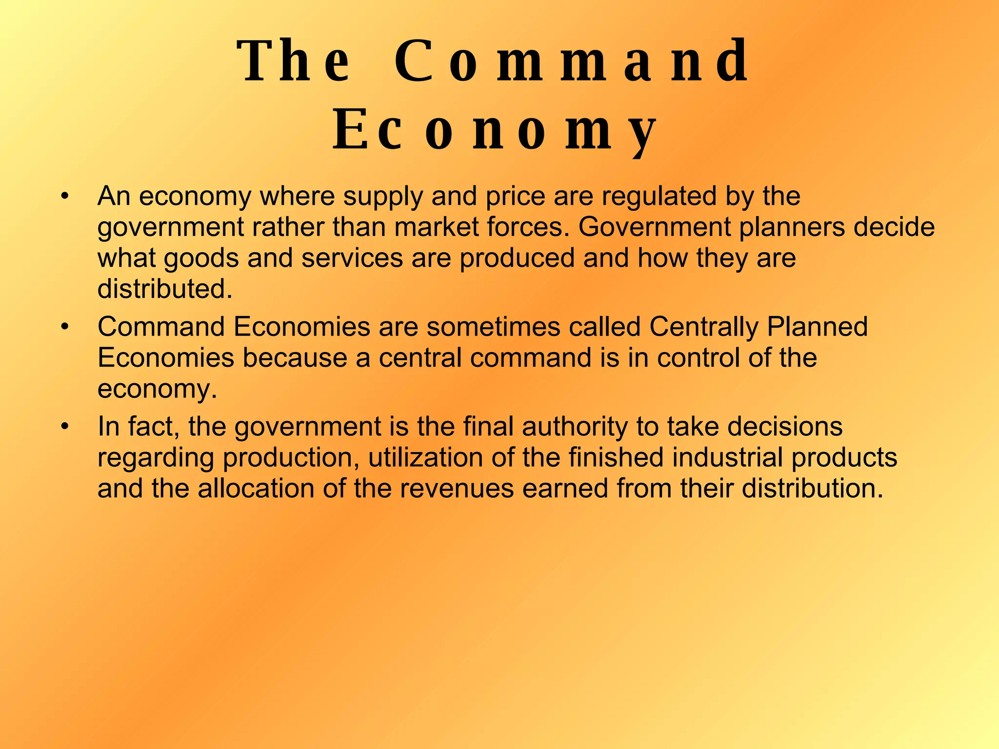 Sample Command Market | PPT