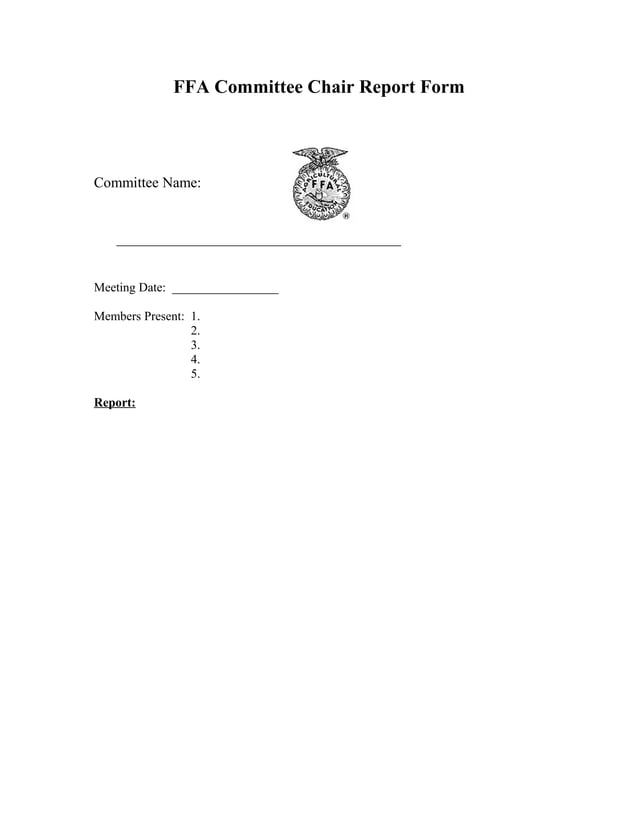 Sample committe-report | DOC