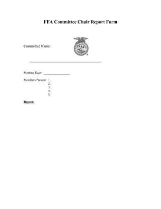 Sample committe-report | PDF